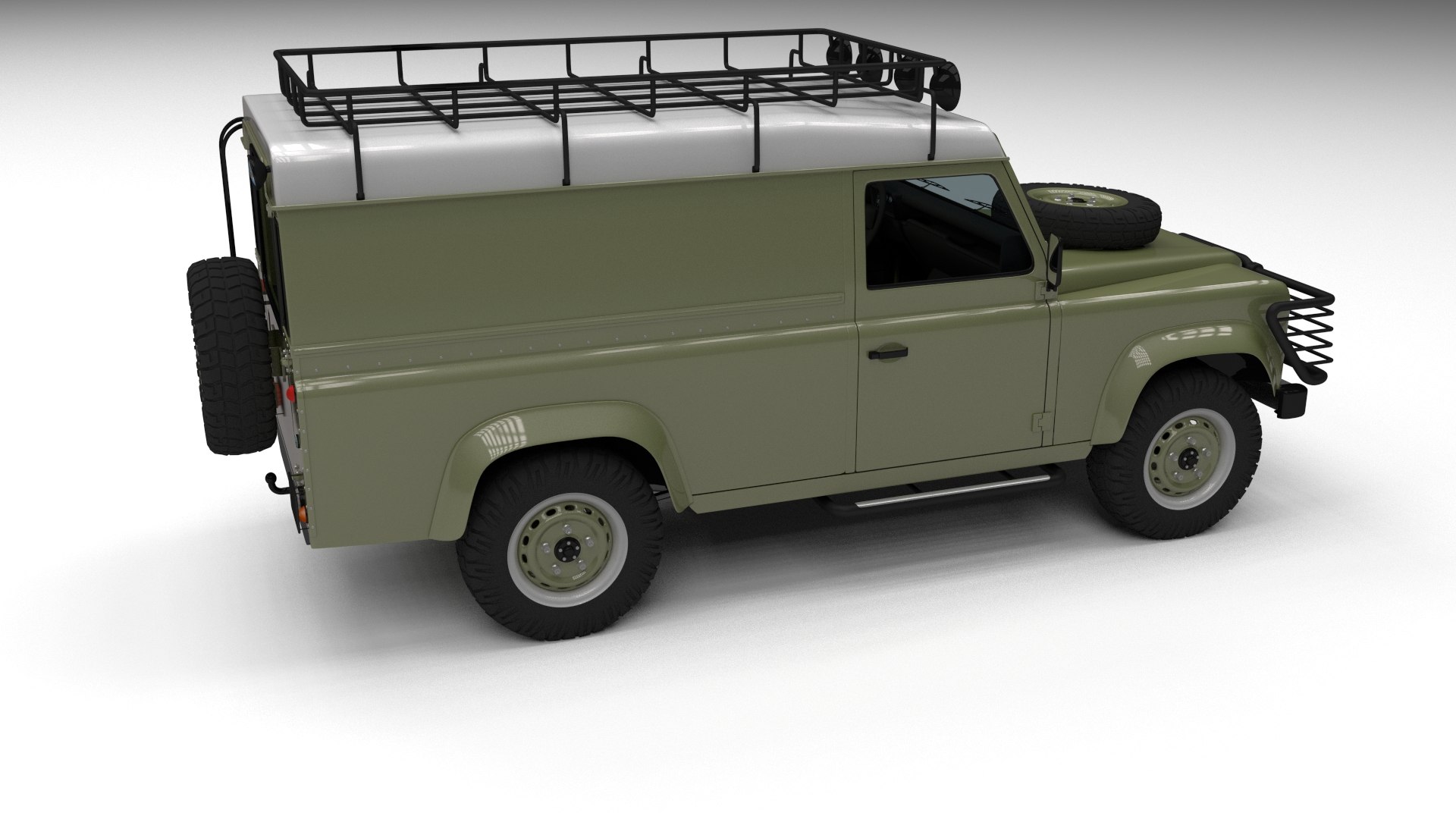 Land Rover Defender 110 3d Obj