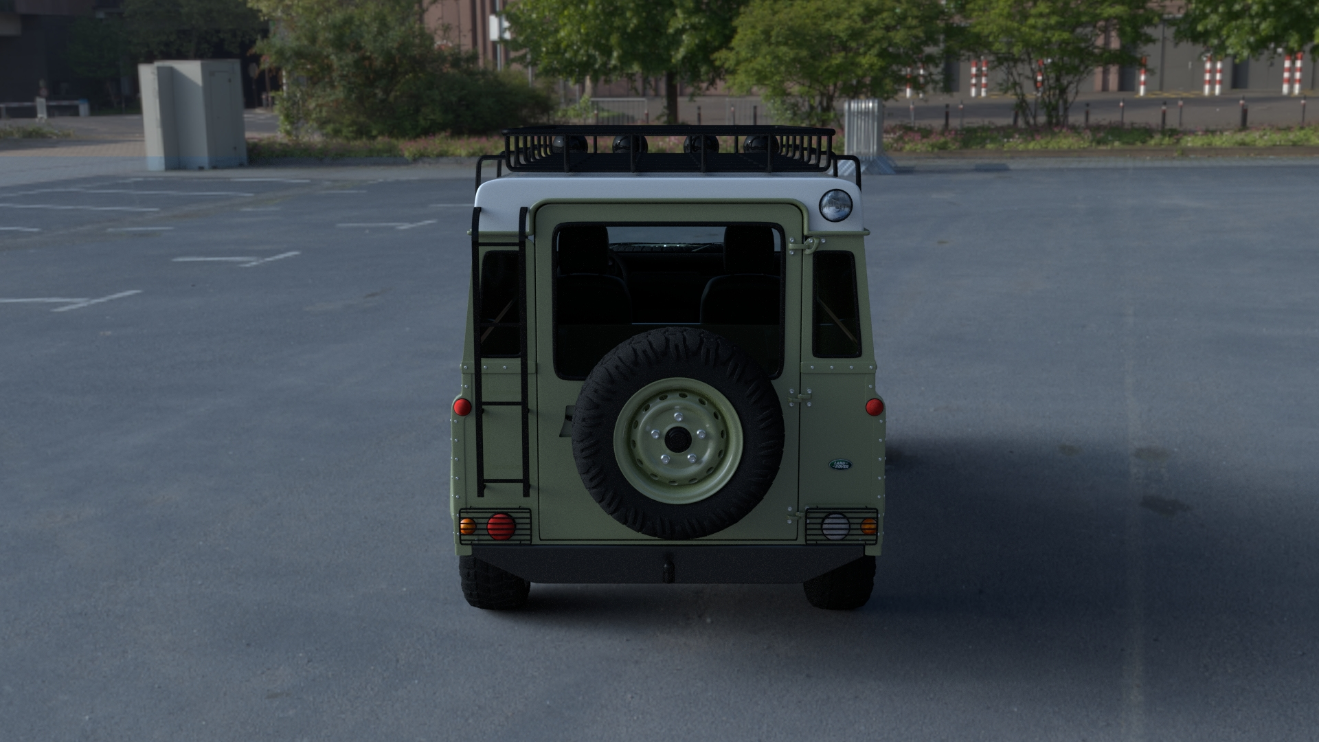 land rover defender 110 3d obj