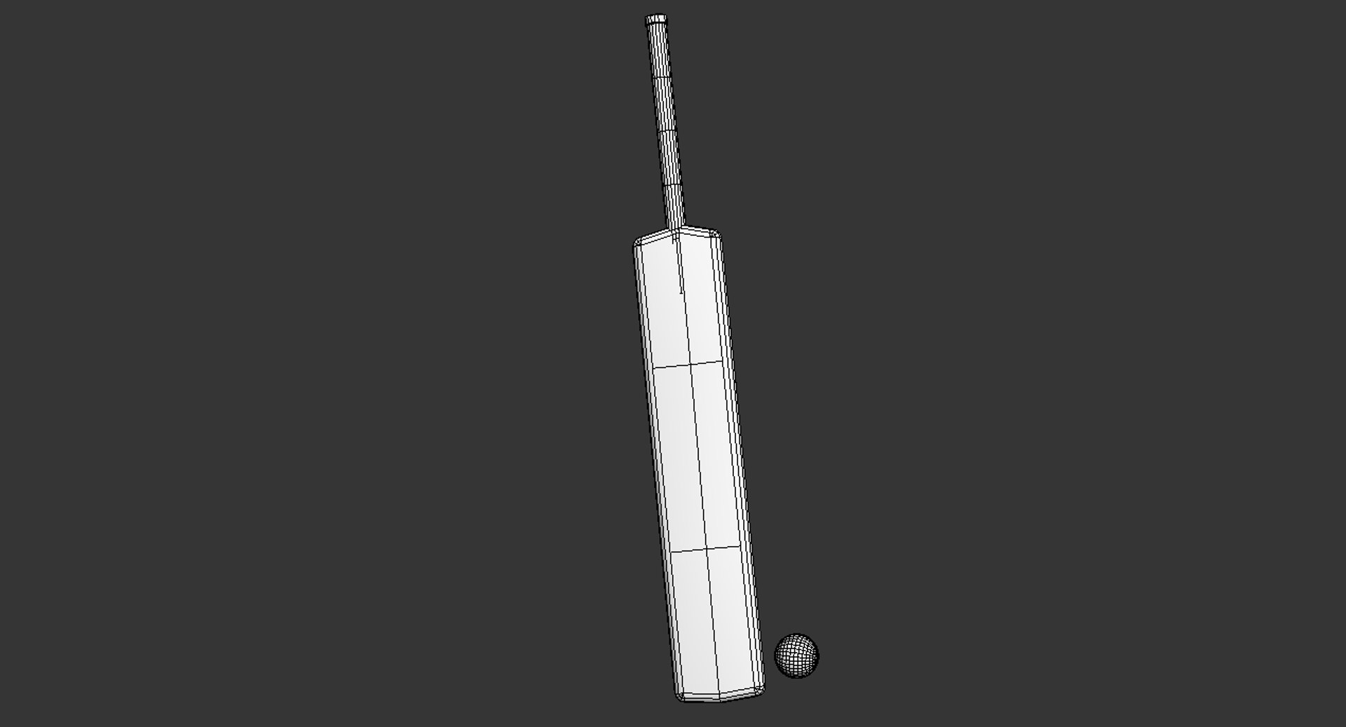 3D Cricket Bat Ball - TurboSquid 1515150