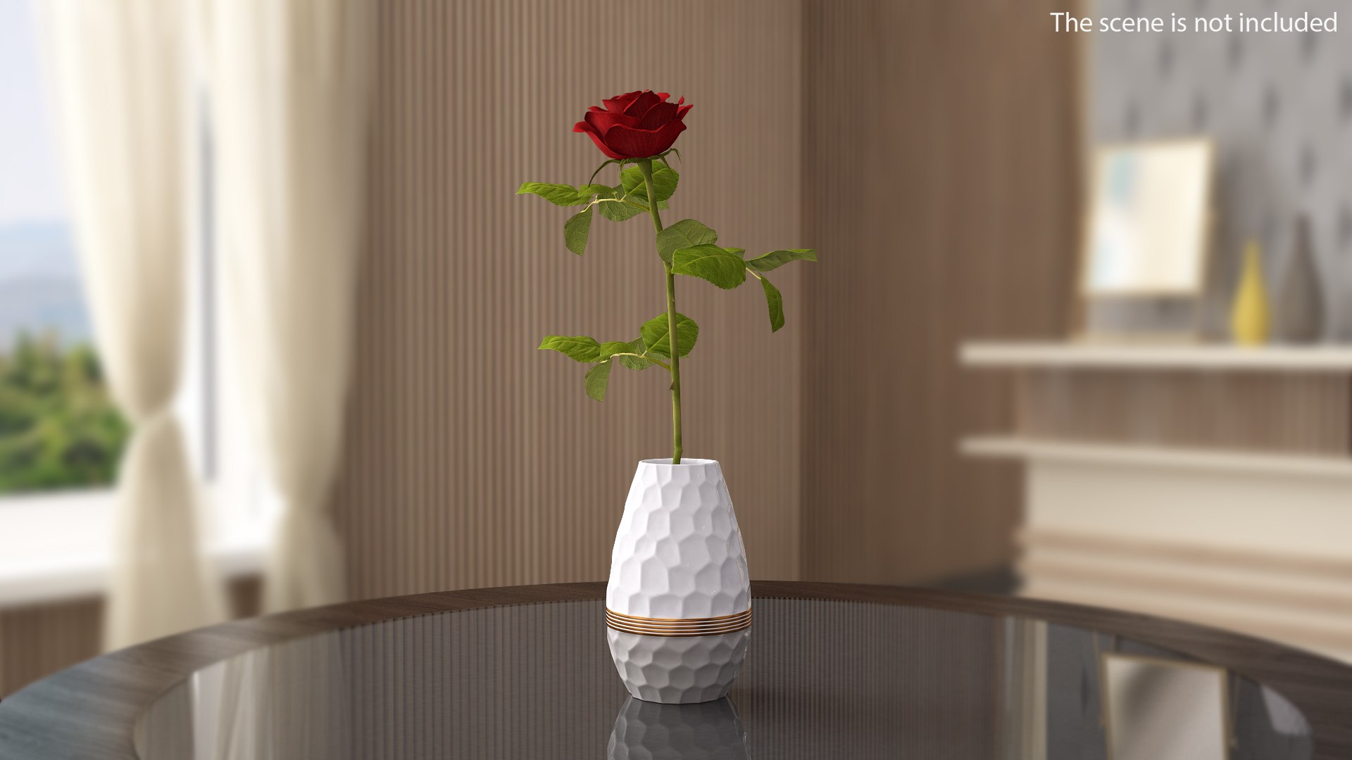 3D Tabletop Hexagon Vase Model - TurboSquid 1472299