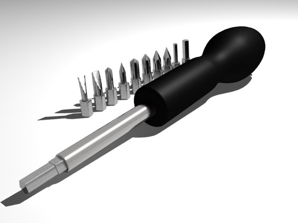 3d model of screwdriver tool