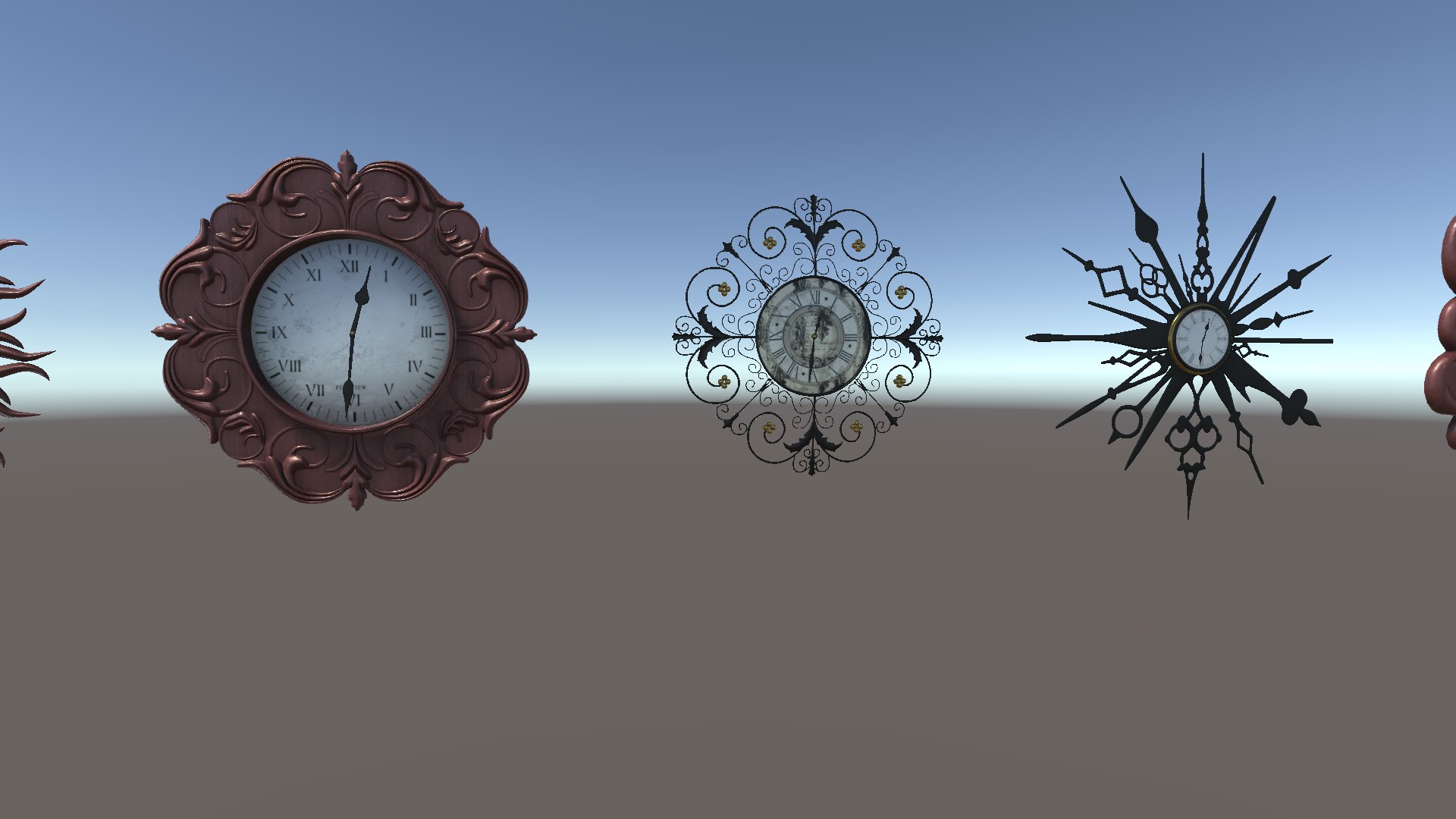 Giant PBR Vintage Clocks Collection 3D Model - TurboSquid 1979637