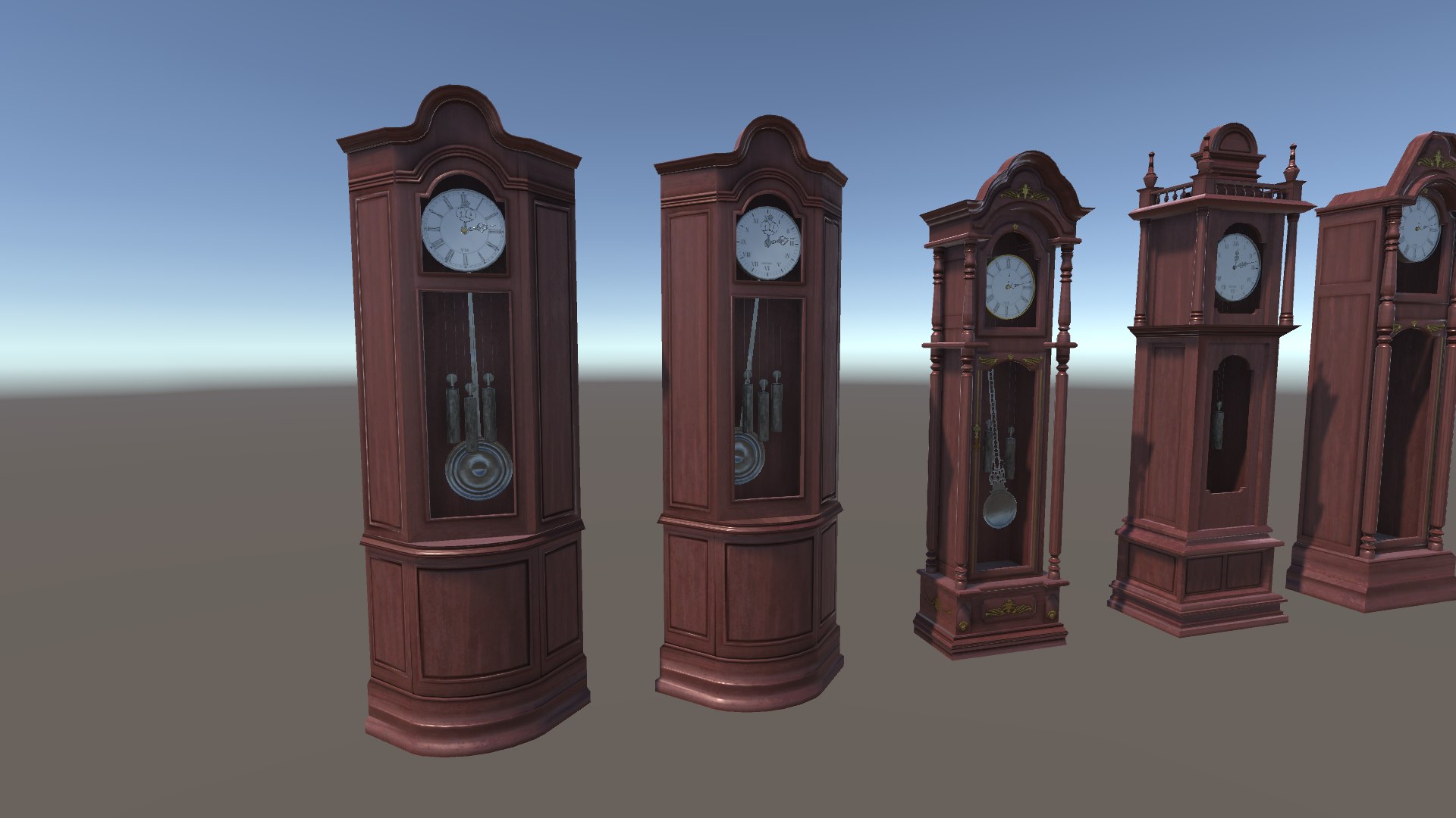 Giant PBR Vintage Clocks Collection 3D Model - TurboSquid 1979637