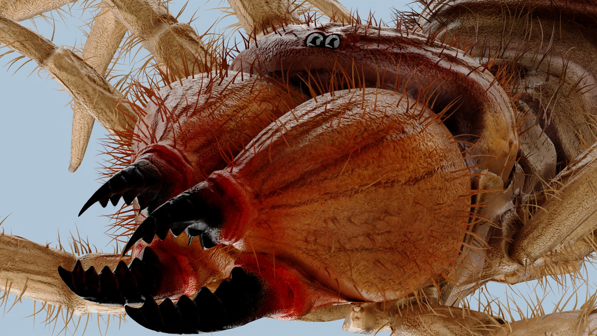 3D Model Monstrous Solifugae - TurboSquid 2081300