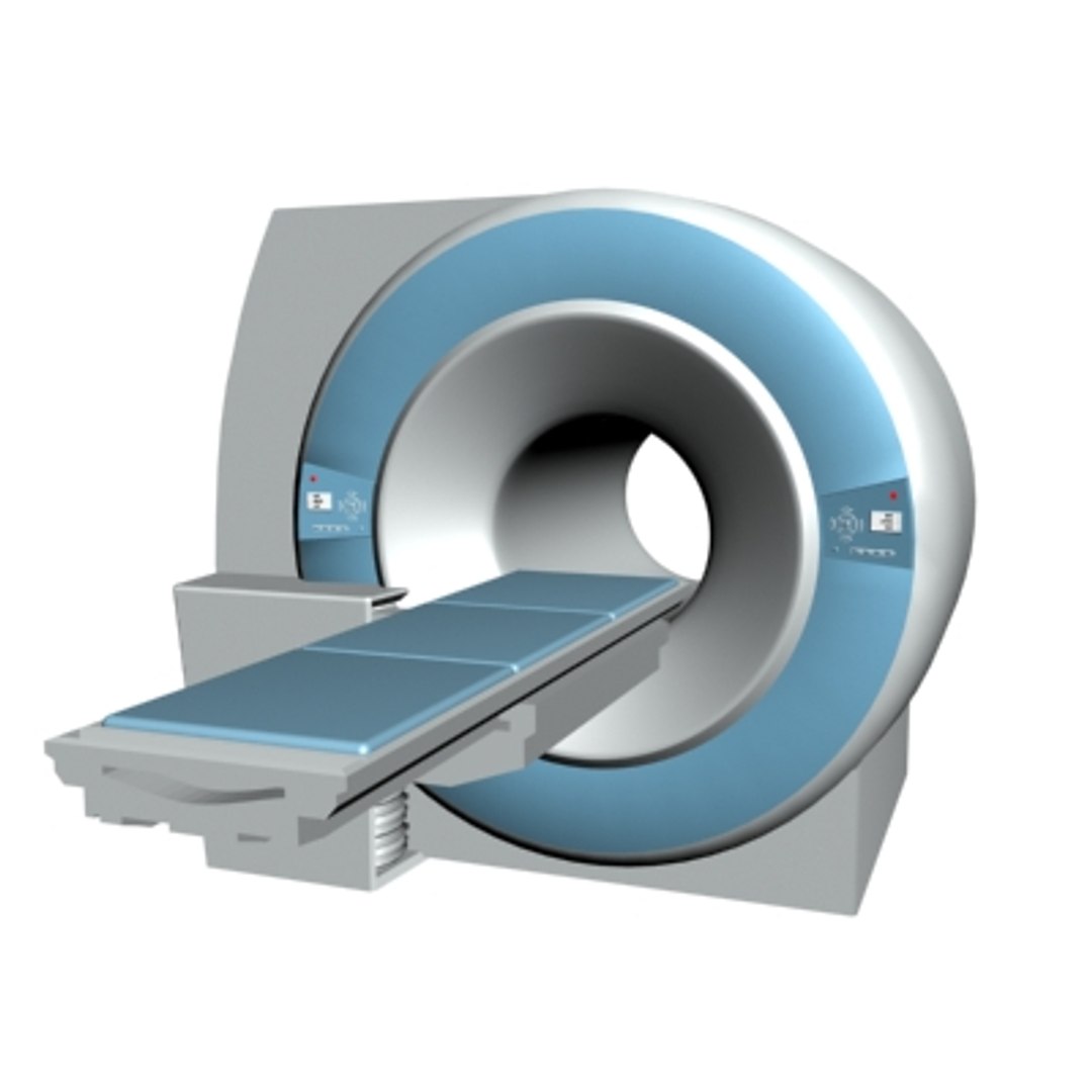 mri medical imaging machine 3d model