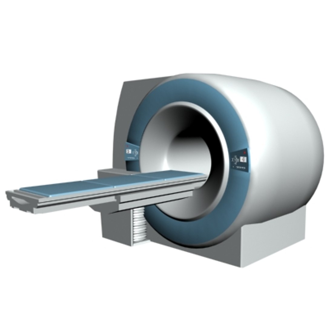 mri medical imaging machine 3d model