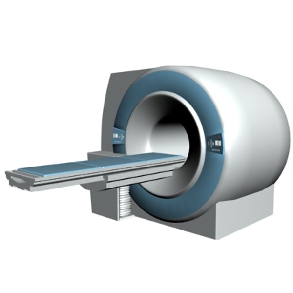 mri medical imaging machine 3d model