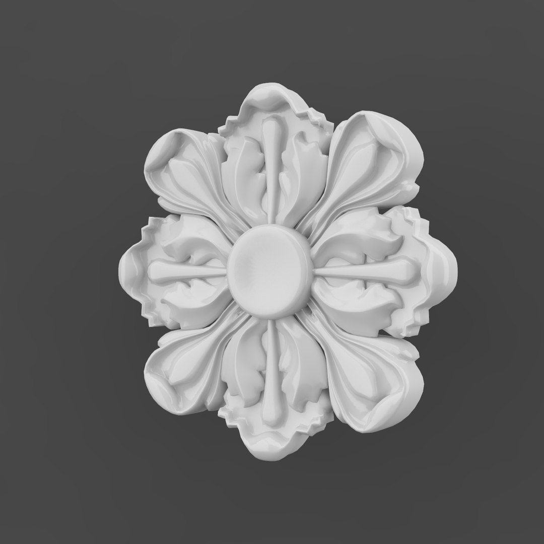 Free Rosette 3d Model