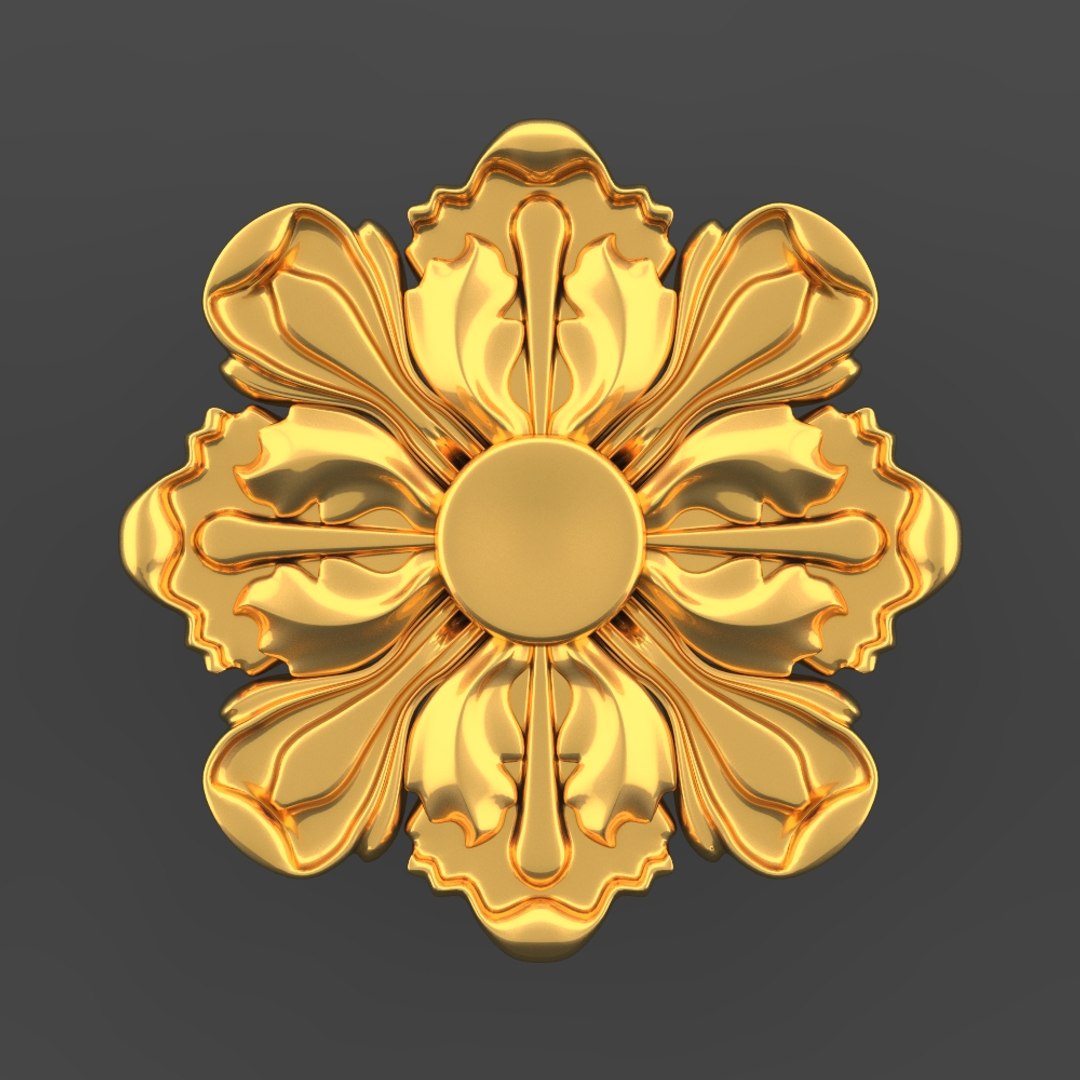 Free Rosette 3d Model