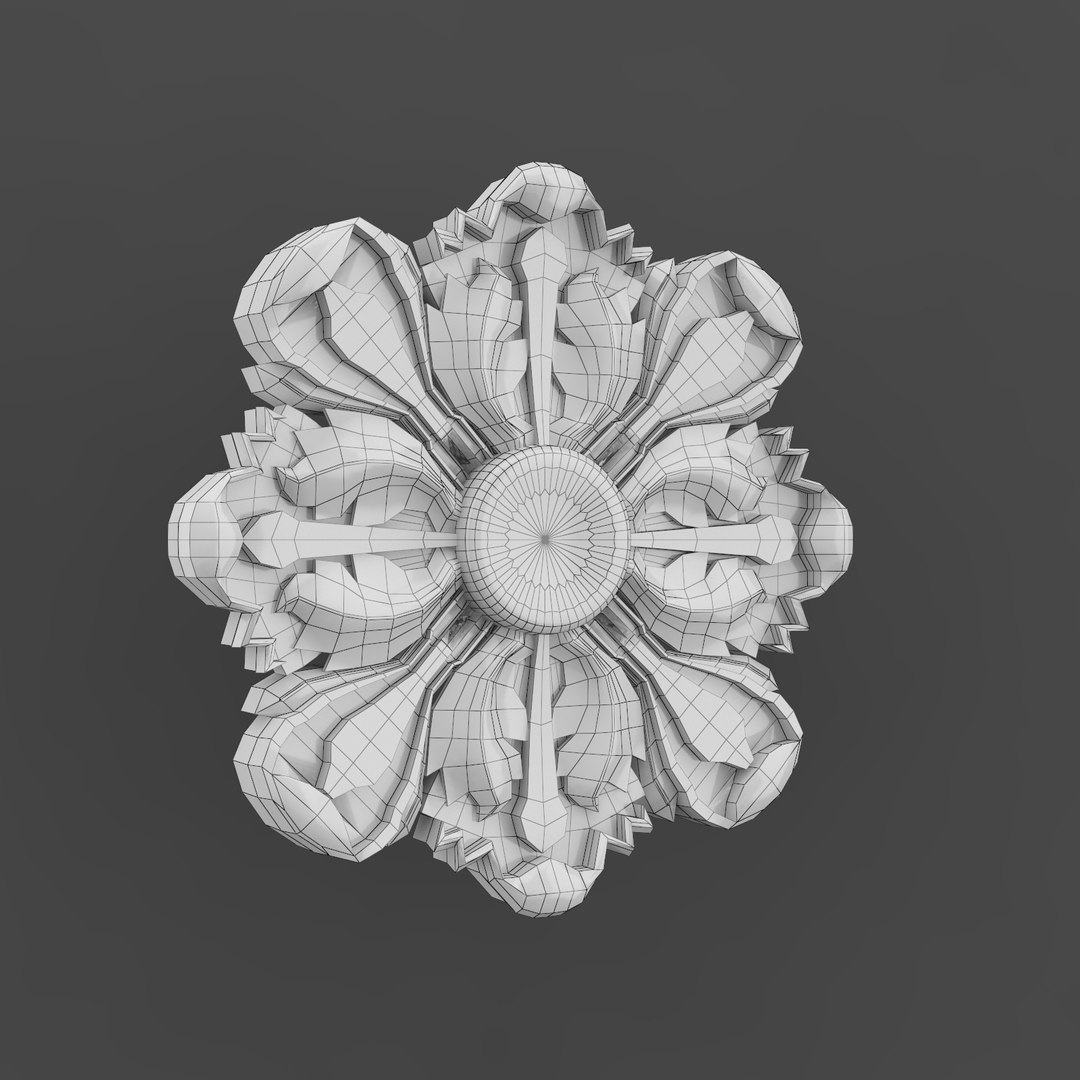 Free Rosette 3d Model