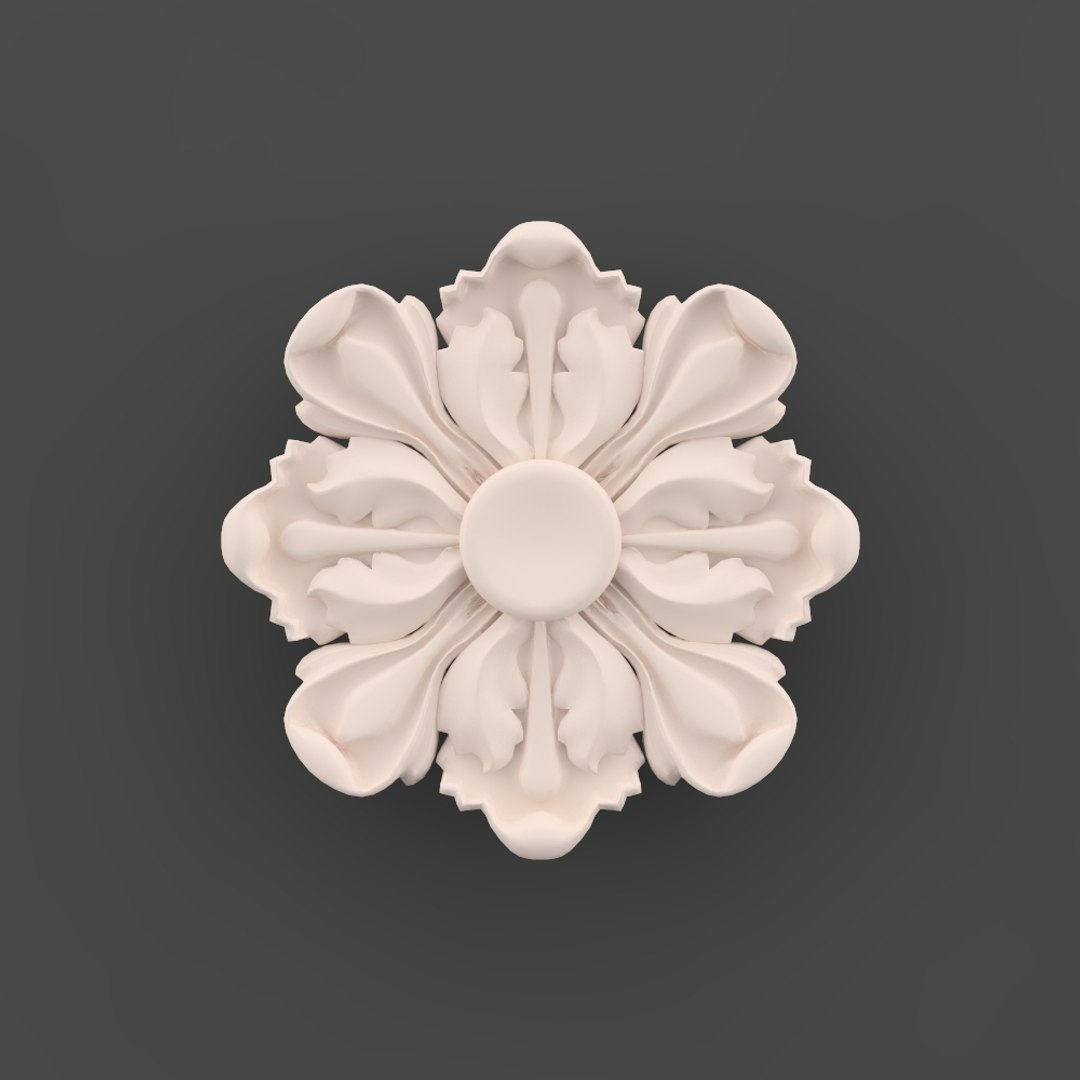 Free Rosette 3d Model