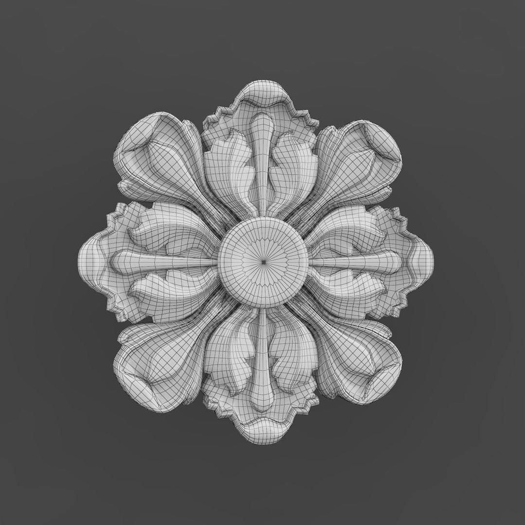Free Rosette 3d Model