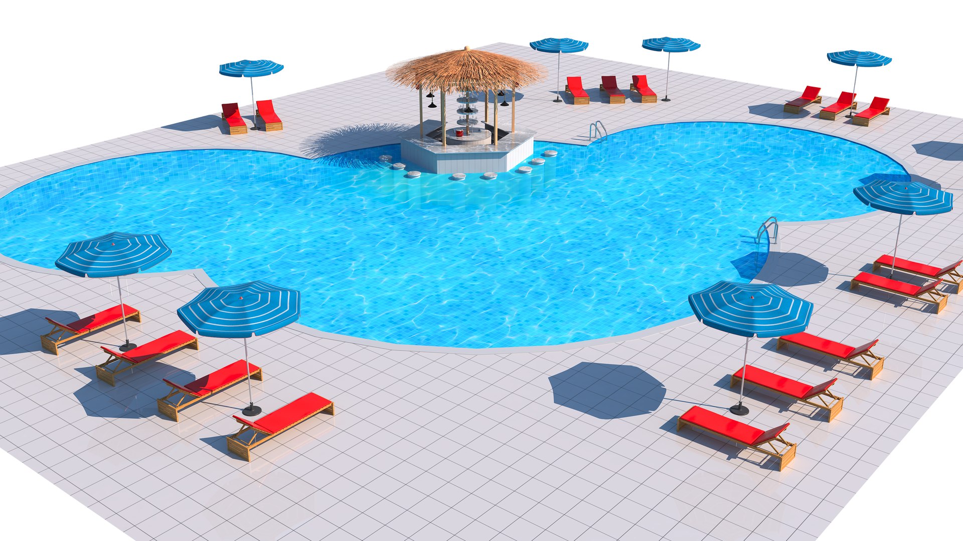 Swimming Pools 3D - TurboSquid 1931634