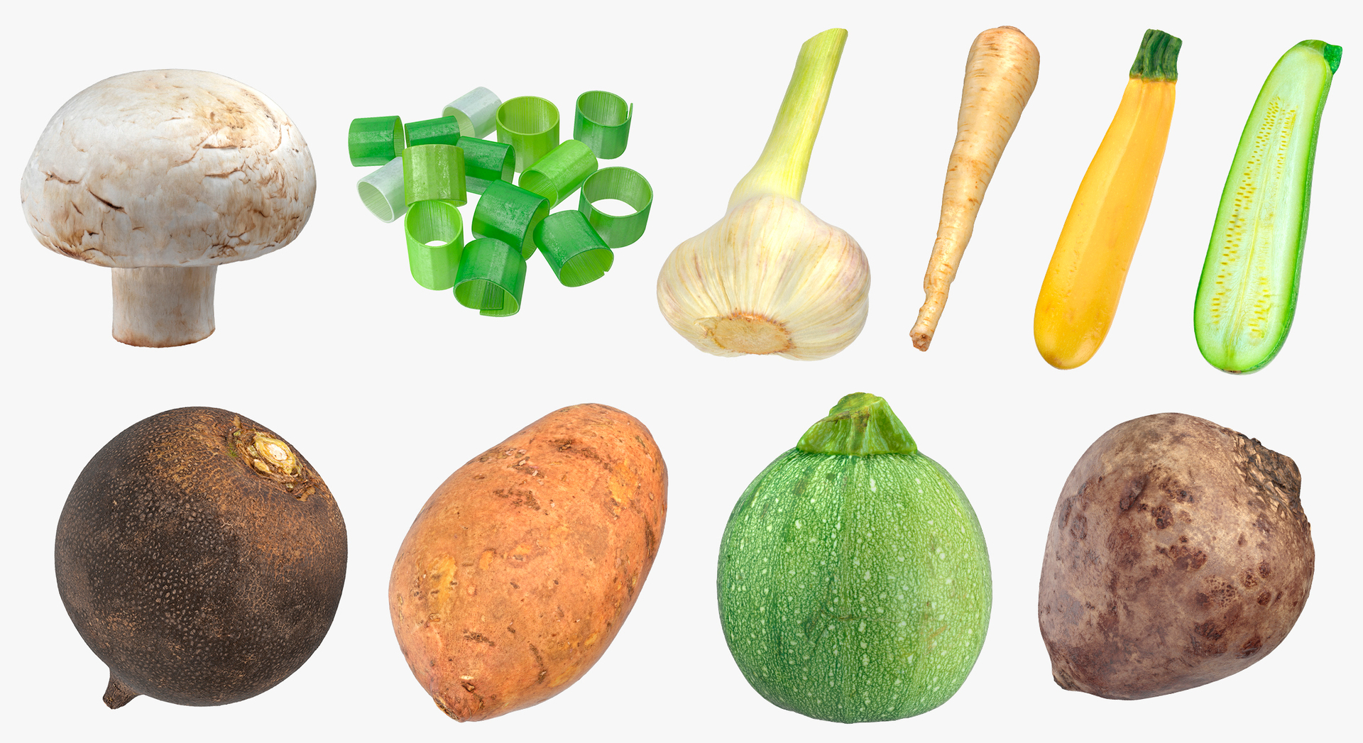 3D Vegetables Collection 04 - 20 models - TurboSquid 1809918