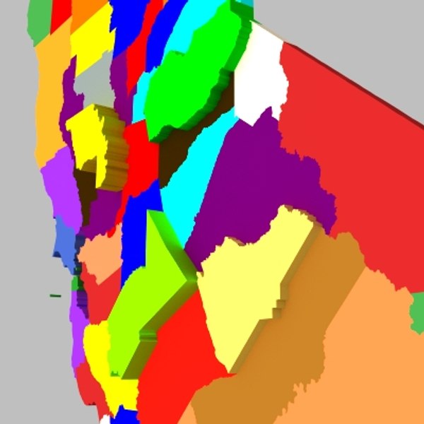3d state counties