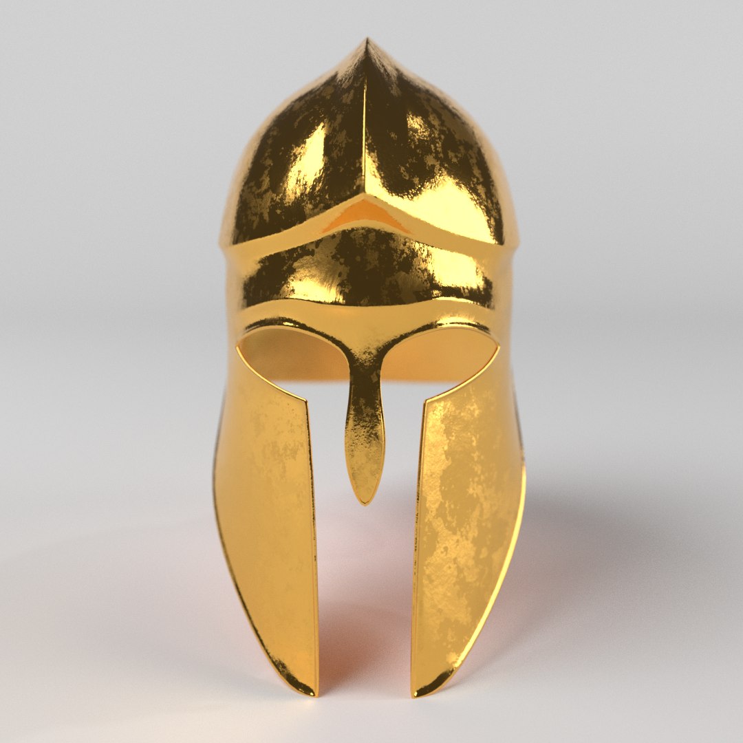 3D Model Greek Helmet - TurboSquid 1403083