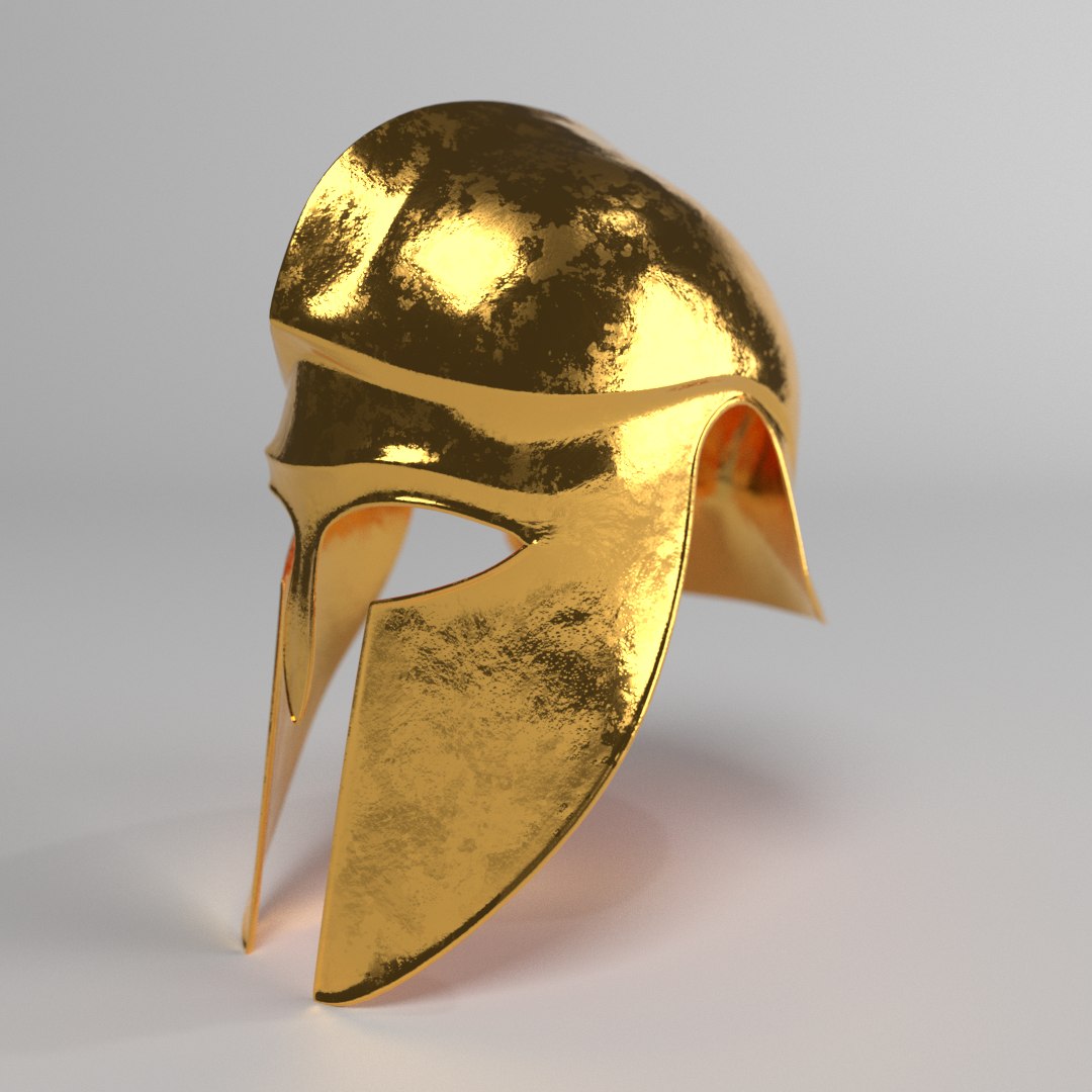 3D Model Greek Helmet - TurboSquid 1403083
