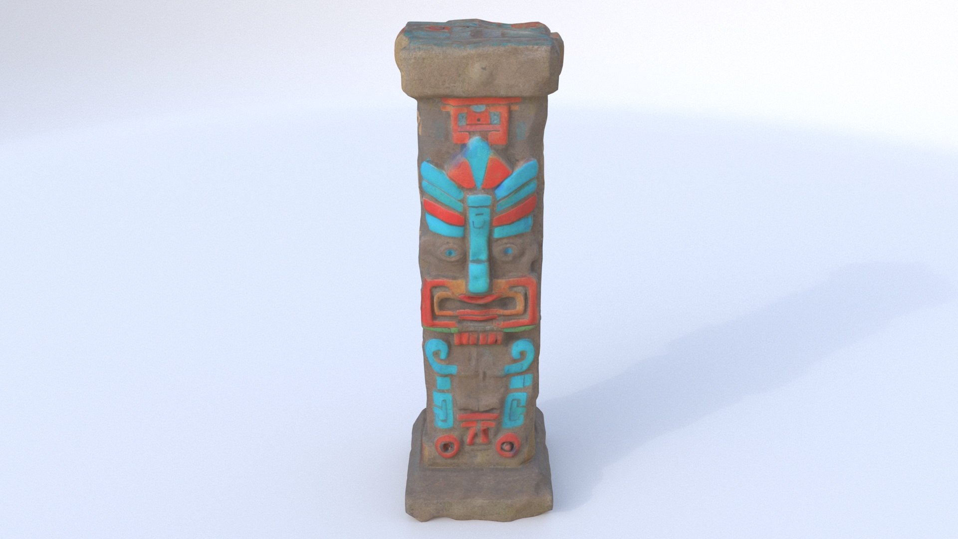 3D Mayan Aztec Totem16 - TurboSquid 2328119