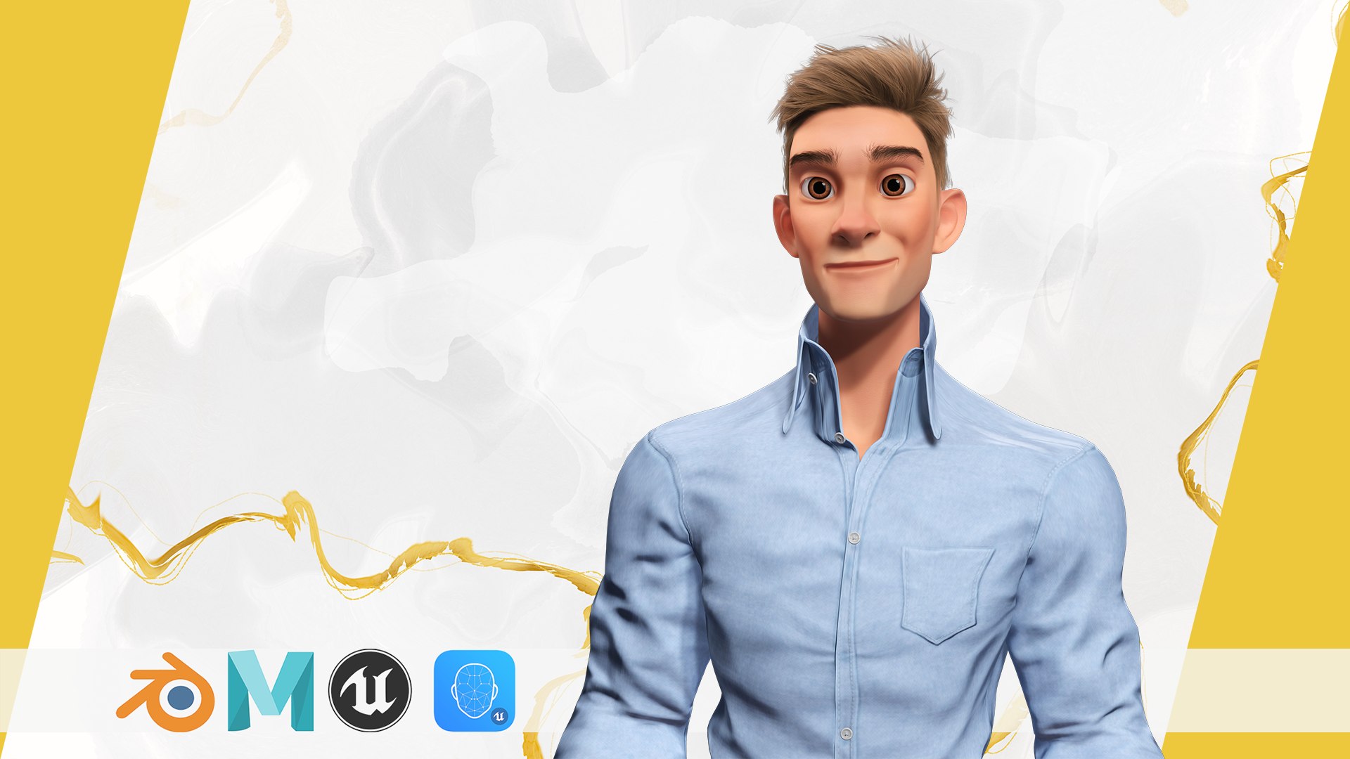 Toon Modern Man In Slim Fit Clothes 3D Model - TurboSquid 2279055