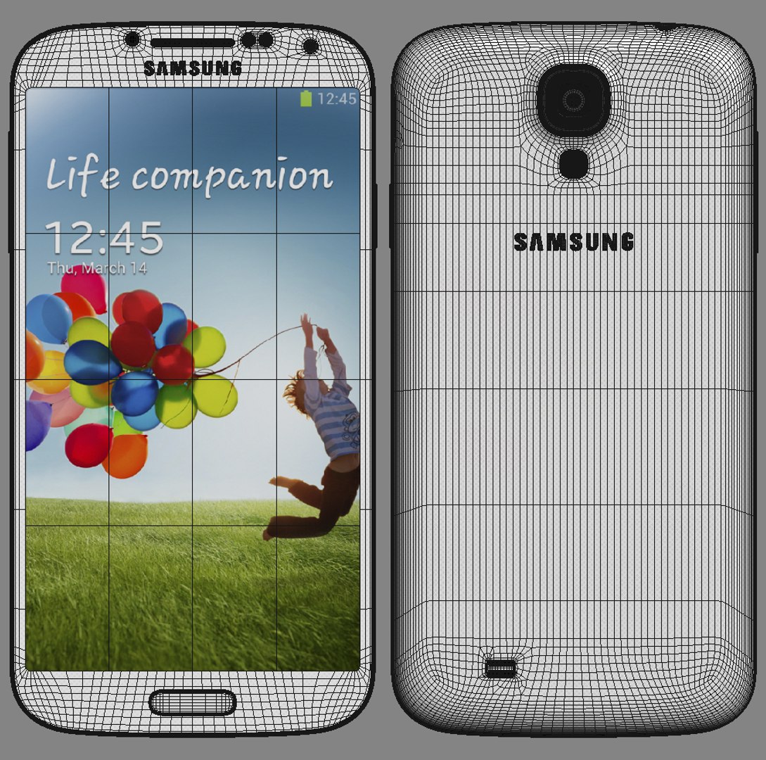 3d c4d samsung galaxy s4