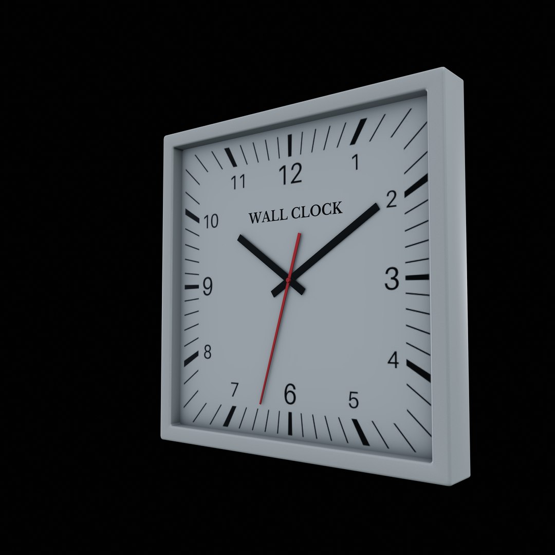 Home Decorations-Wall Clocks-PBR GAME READY Low-poly 3D Model 3D Model ...