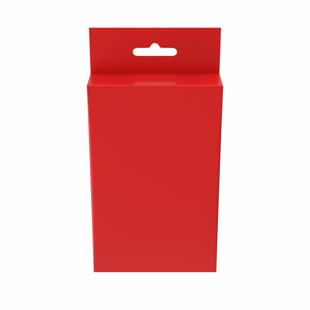 3D Red Hanger Box Packaging1 Model - TurboSquid 2347666