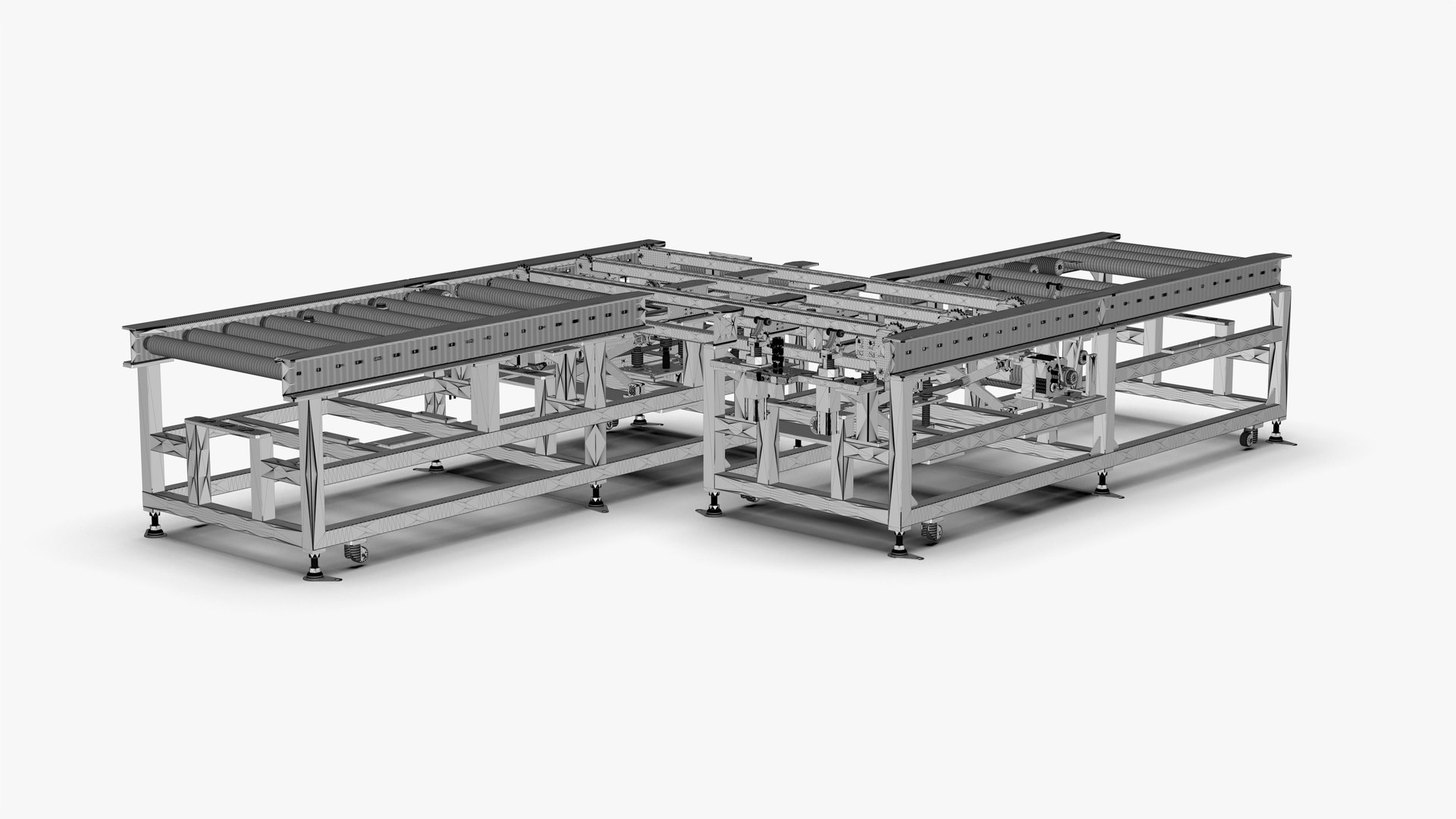 3D Transmission Conveyor Model - TurboSquid 2040831