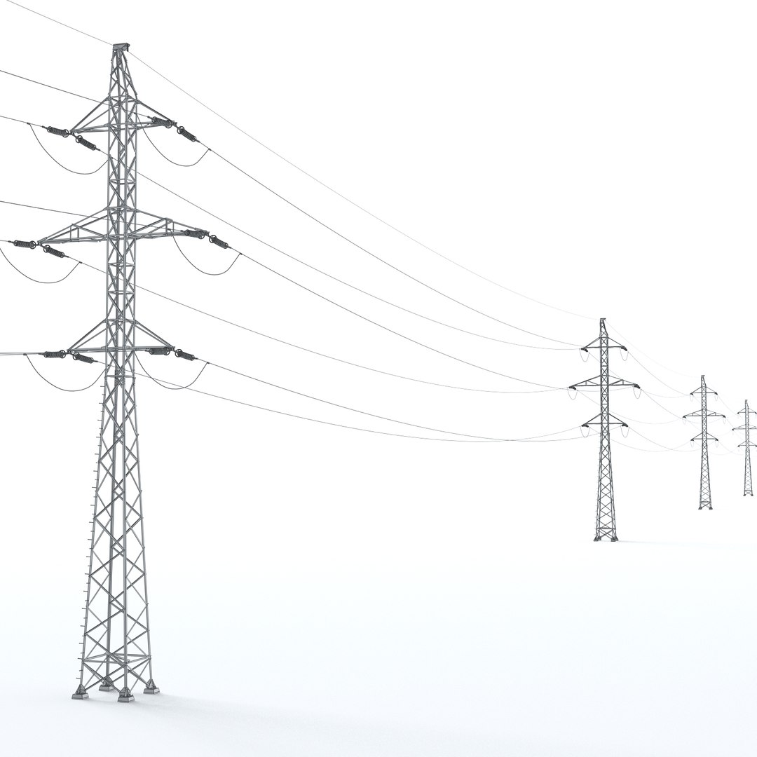 3d Model Of Transmission Tower