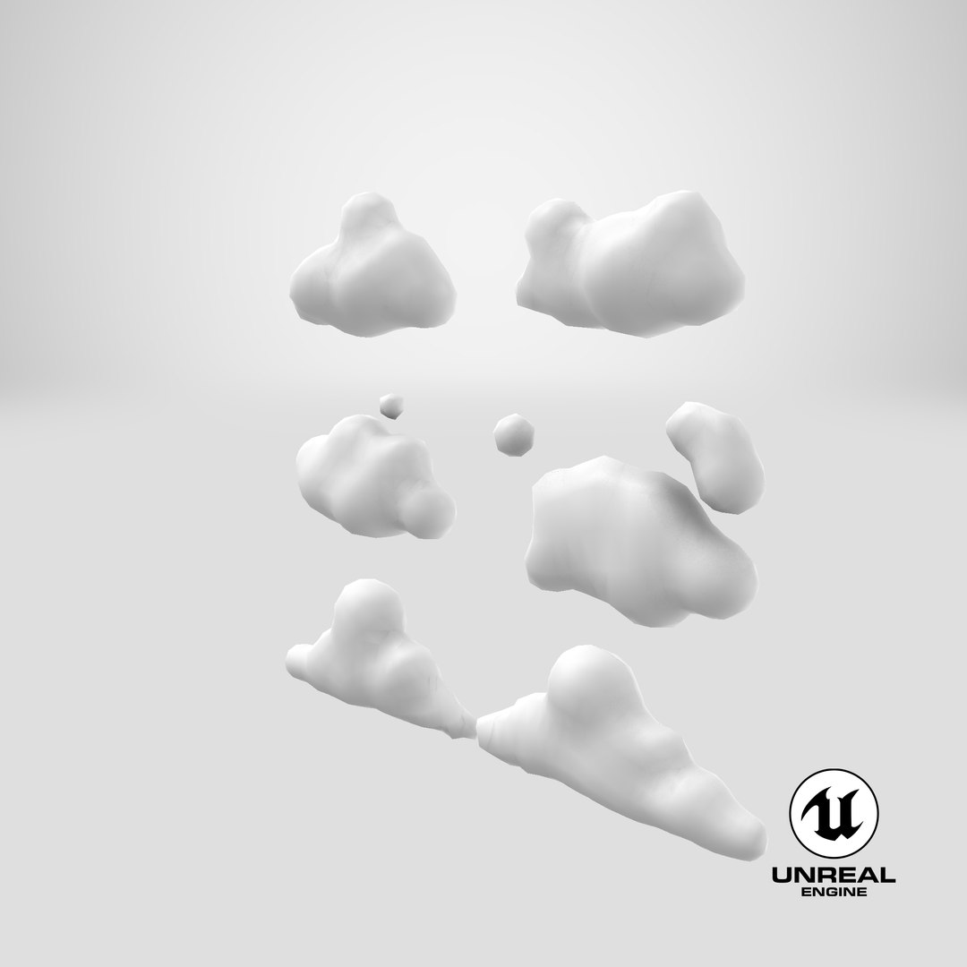 Toon Clouds 3D model - TurboSquid 1995012