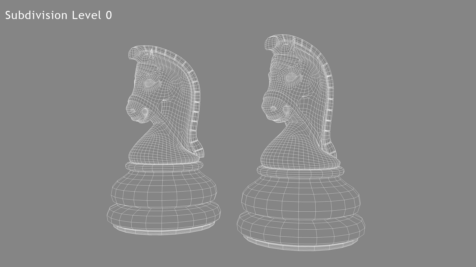 Chess knight model - TurboSquid 1671200