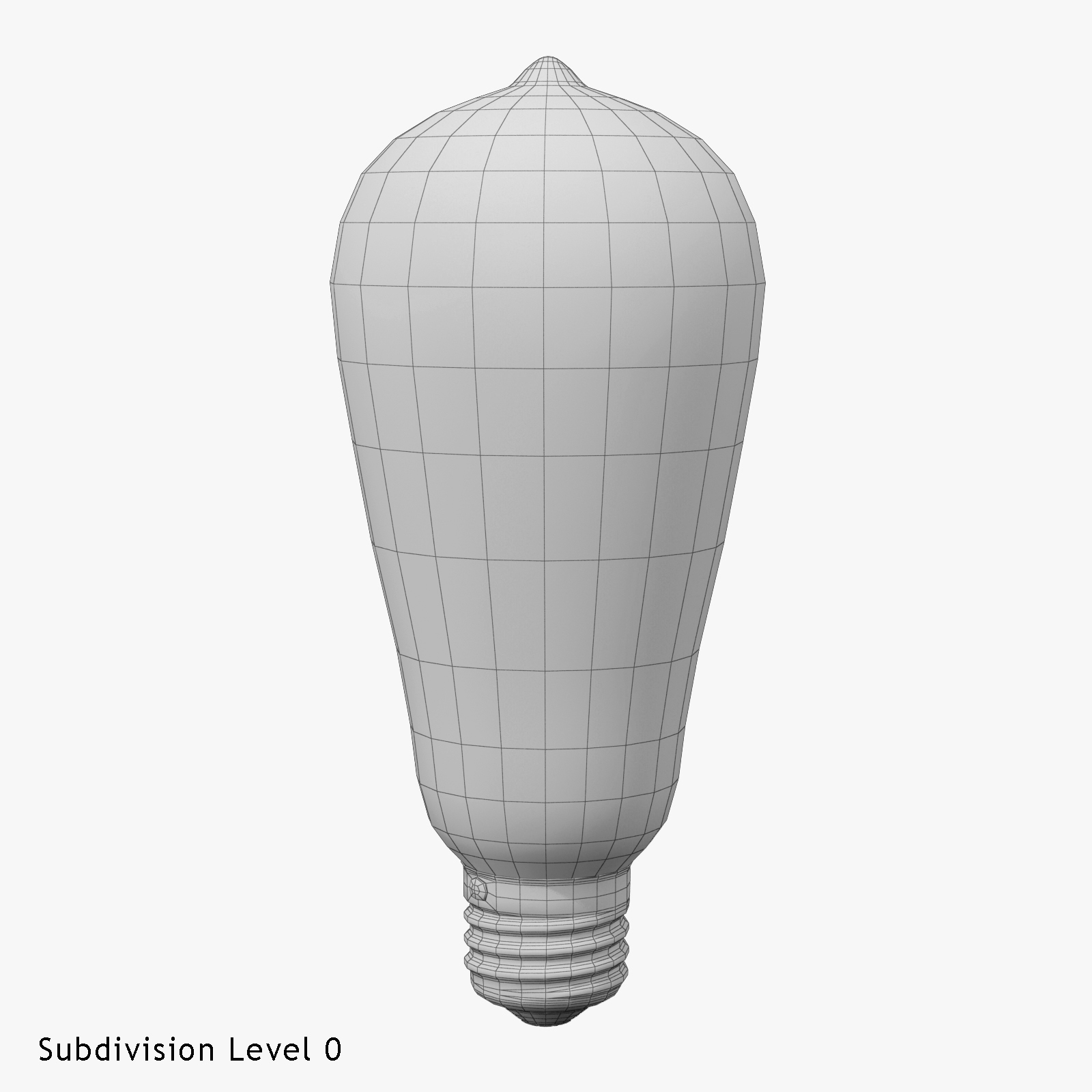 vintage pear-shaped edison light bulb max