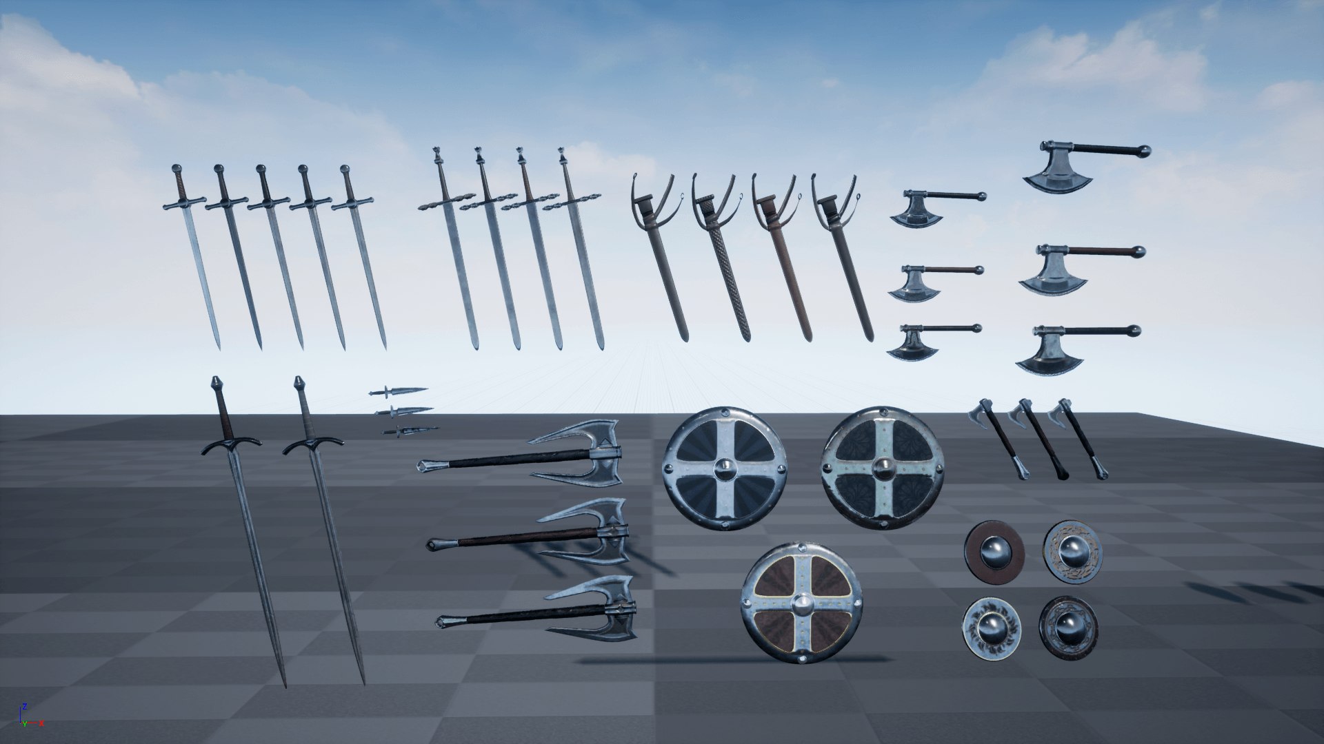 3D Model TAB Medieval Knights Pack - 2 - TurboSquid 2238609