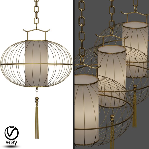 modelo 3d China_retro_pendant_lights - TurboSquid 1444985
