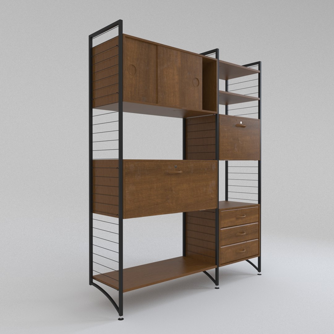 X Bauhaus Wall Shelving Unit