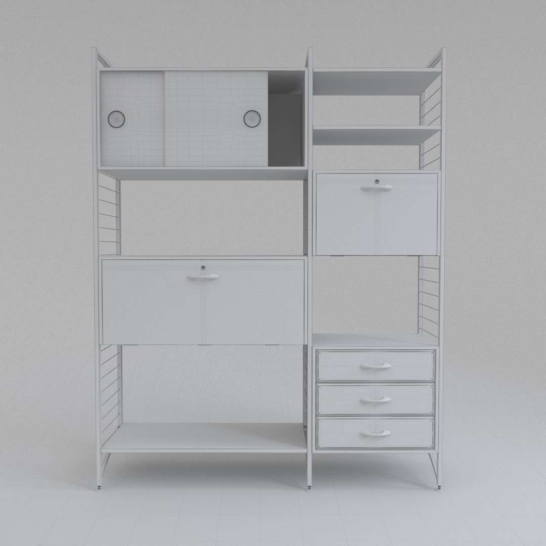 X Bauhaus Wall Shelving Unit
