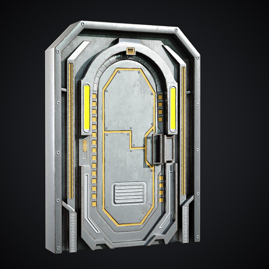15 Scifi Doors Game Ready 3D model - TurboSquid 2082715
