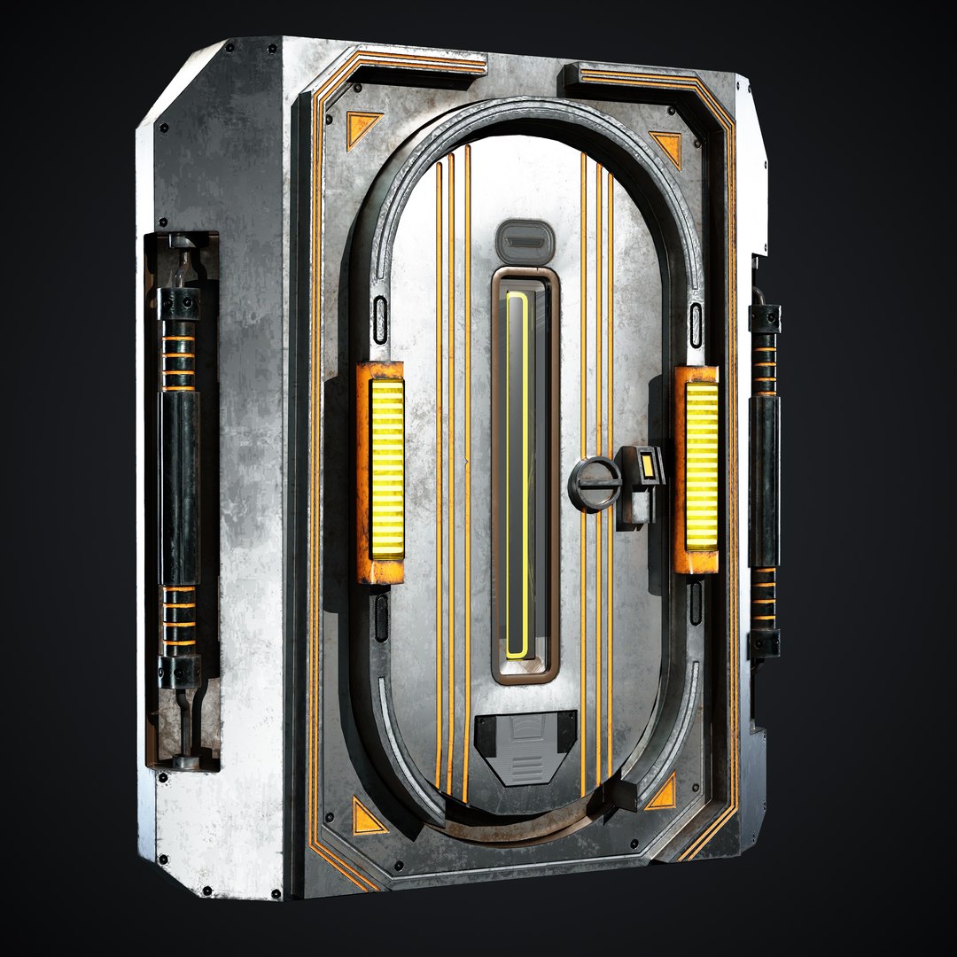 15 Scifi Doors Game Ready 3D Model - TurboSquid 2082715