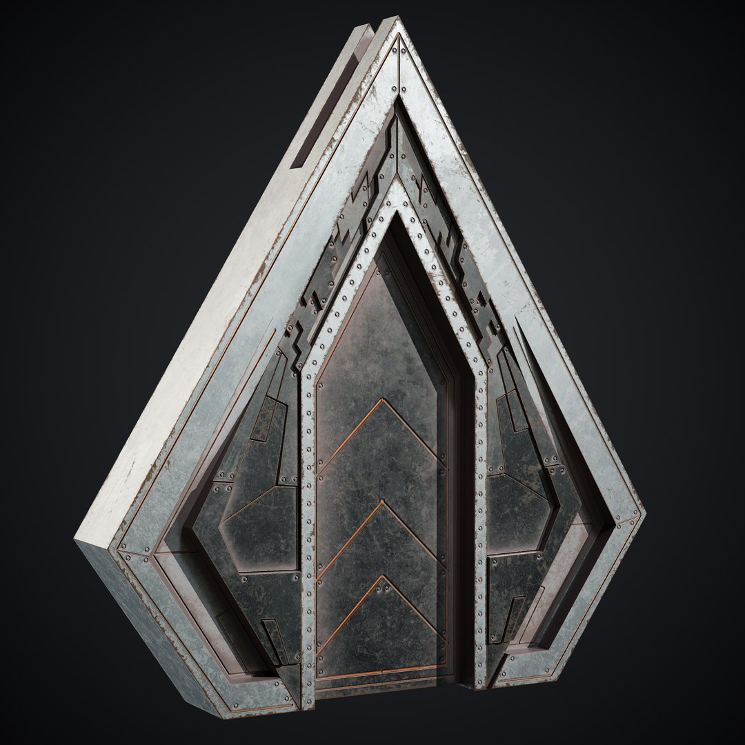 15 Scifi Doors Game Ready 3D Model - TurboSquid 2082715