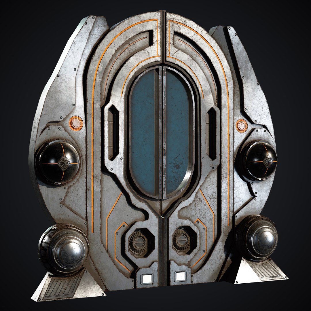 15 Scifi Doors Game Ready 3D Model - TurboSquid 2082715