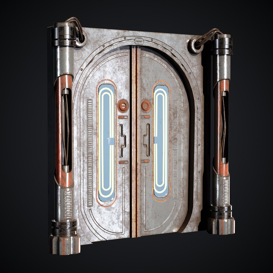 15 Scifi Doors Game Ready 3D Model - TurboSquid 2082715