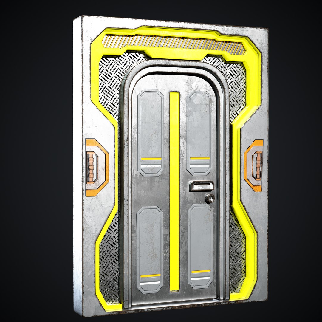 15 Scifi Doors Game Ready 3D Model - TurboSquid 2082715