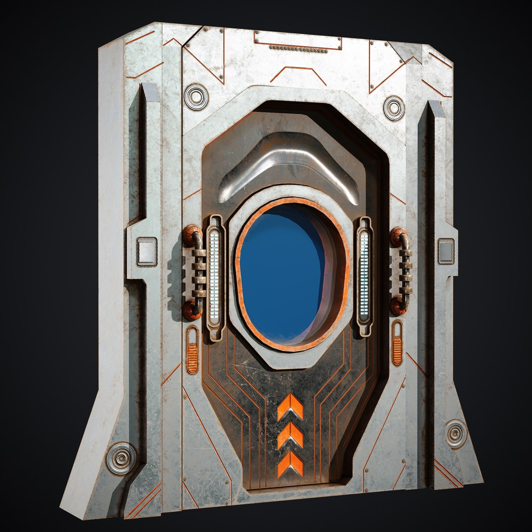 15 Scifi Doors Game Ready 3D model - TurboSquid 2082715