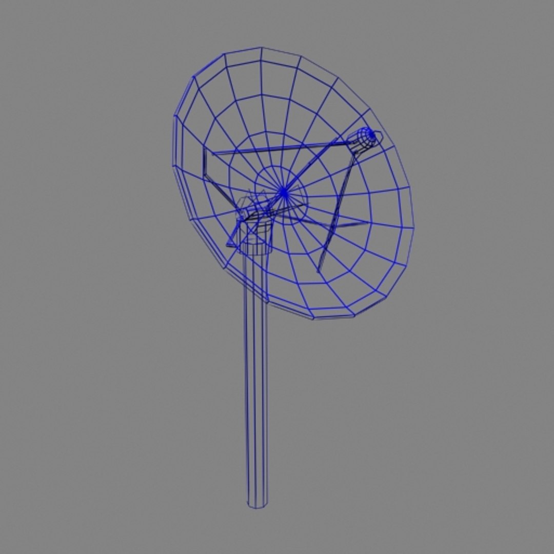 radar dishes 3d 3ds