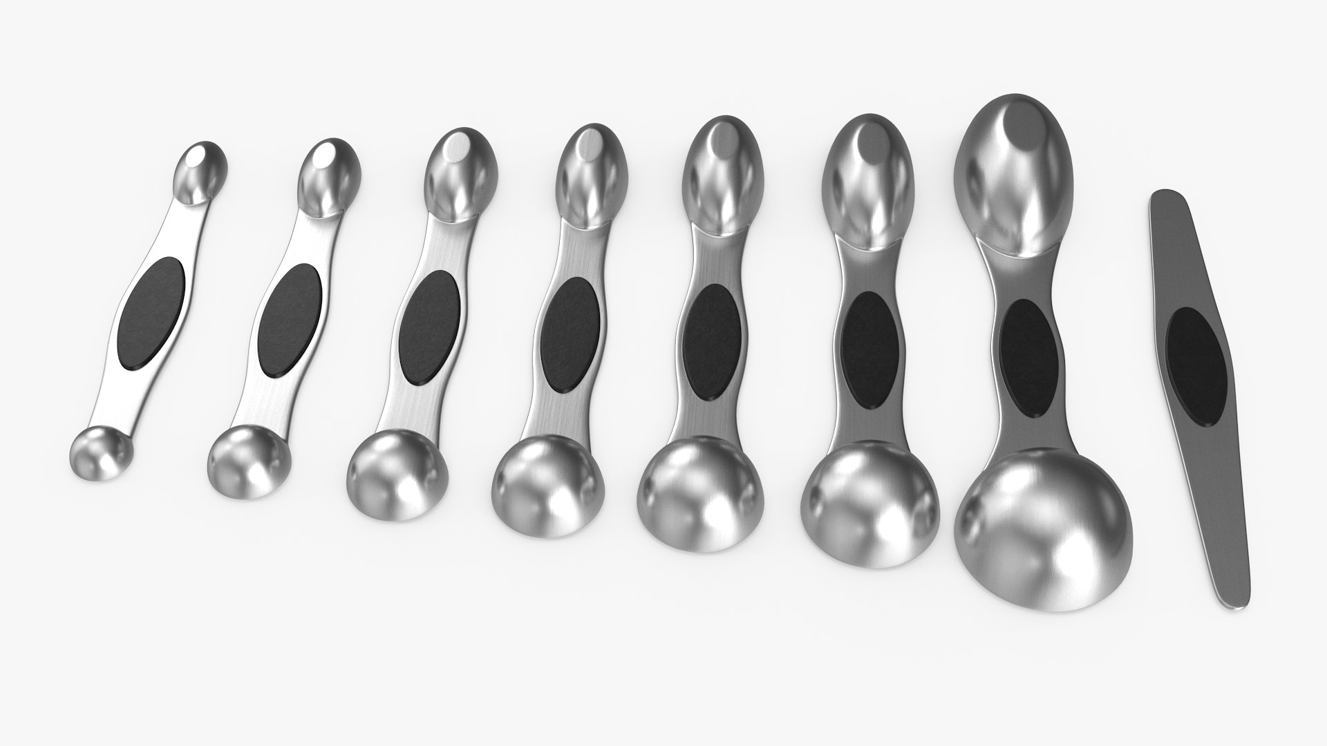 3D model Measuring Spoons Set - TurboSquid 2040487