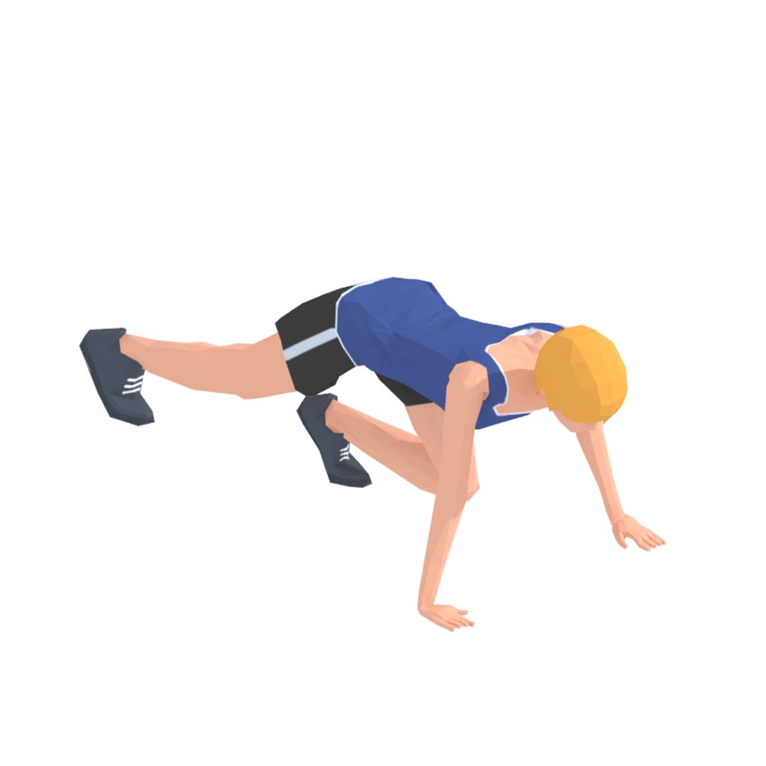 3D model exercise woman - TurboSquid 1706046