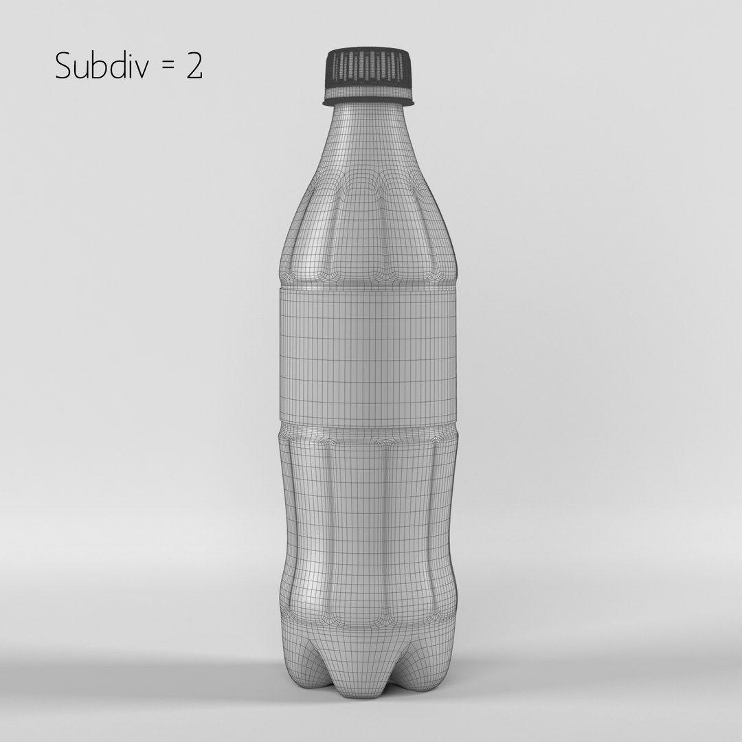 3d Model 0 Bottle Modelled