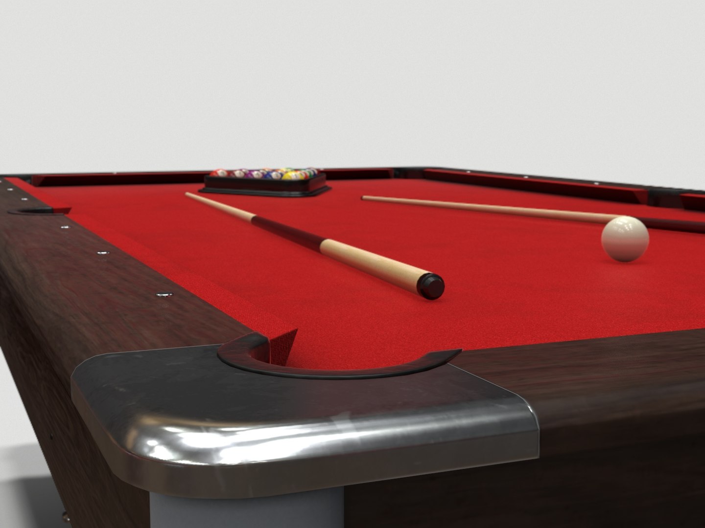 3D model american pool table cues - TurboSquid 1337023