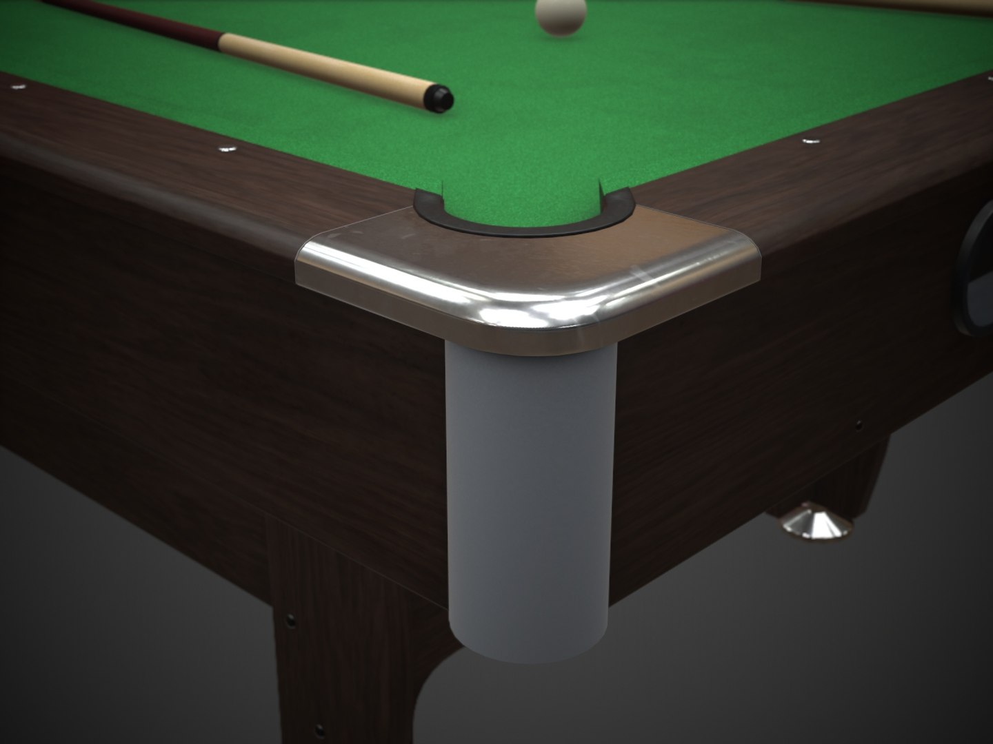 3D Model American Pool Table Cues - TurboSquid 1337023