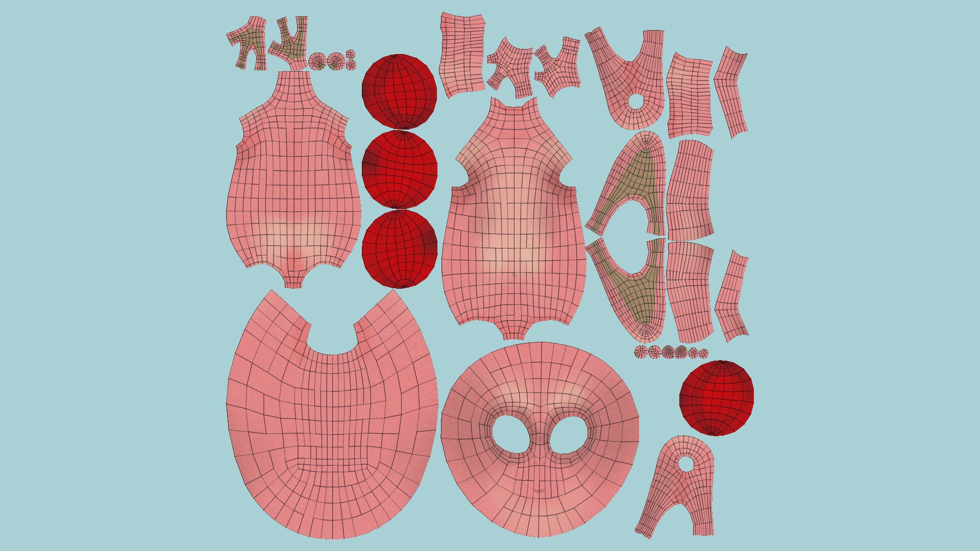 Cute Alien A06 Red - Simple - Character Design 3D Model - TurboSquid ...