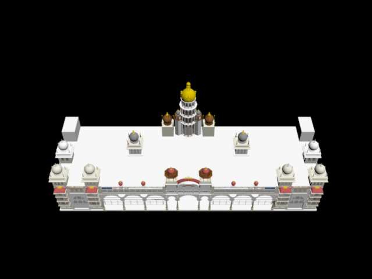 Mysore Palace 3D Model - TurboSquid 1357654